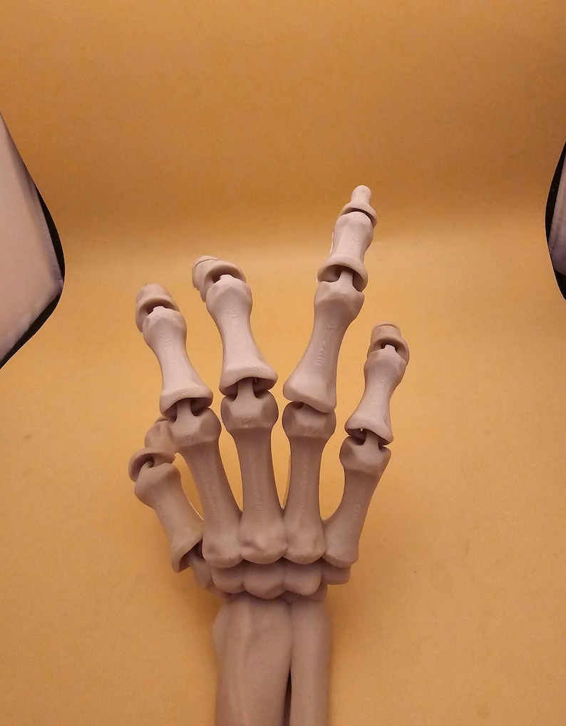 3D Printed Articulated Skeleton Hand - Etsy