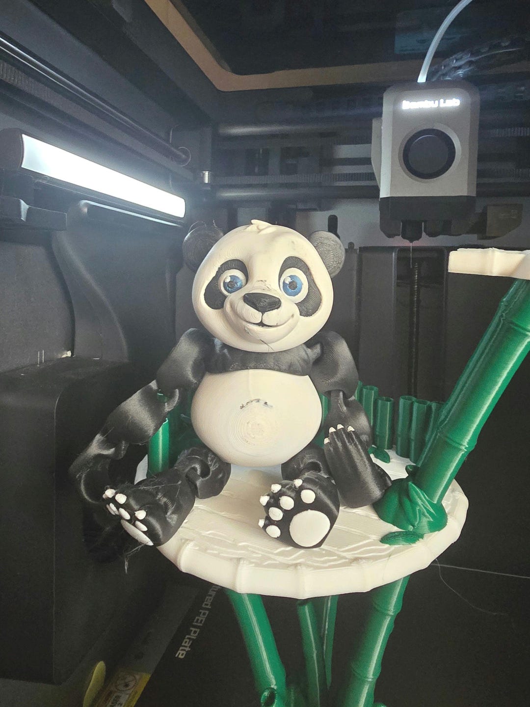 3D Printed Articulated Hanging Panda With Stand - Etsy