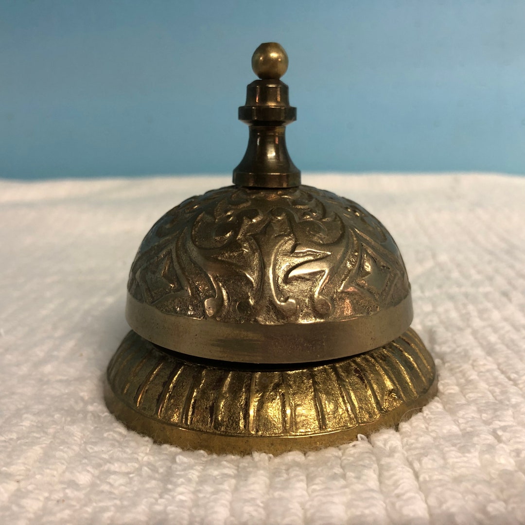 Ornate Brass Call Bell- Vintage - Etsy