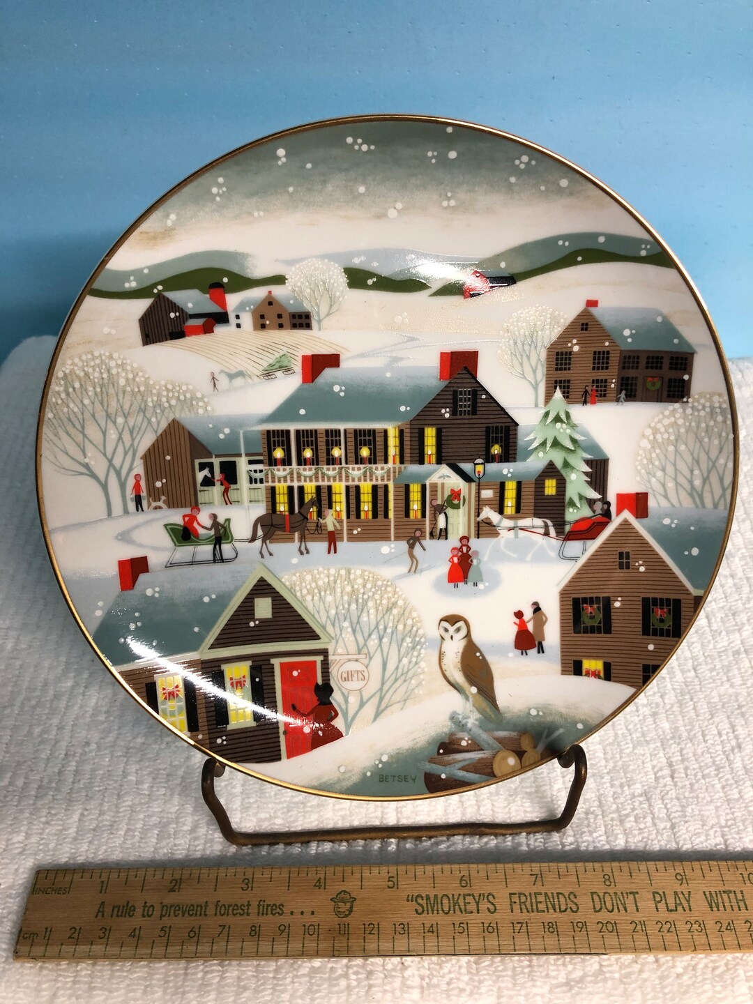 Vintage ‘83 World Book Annual Christmas Plate Series - Etsy