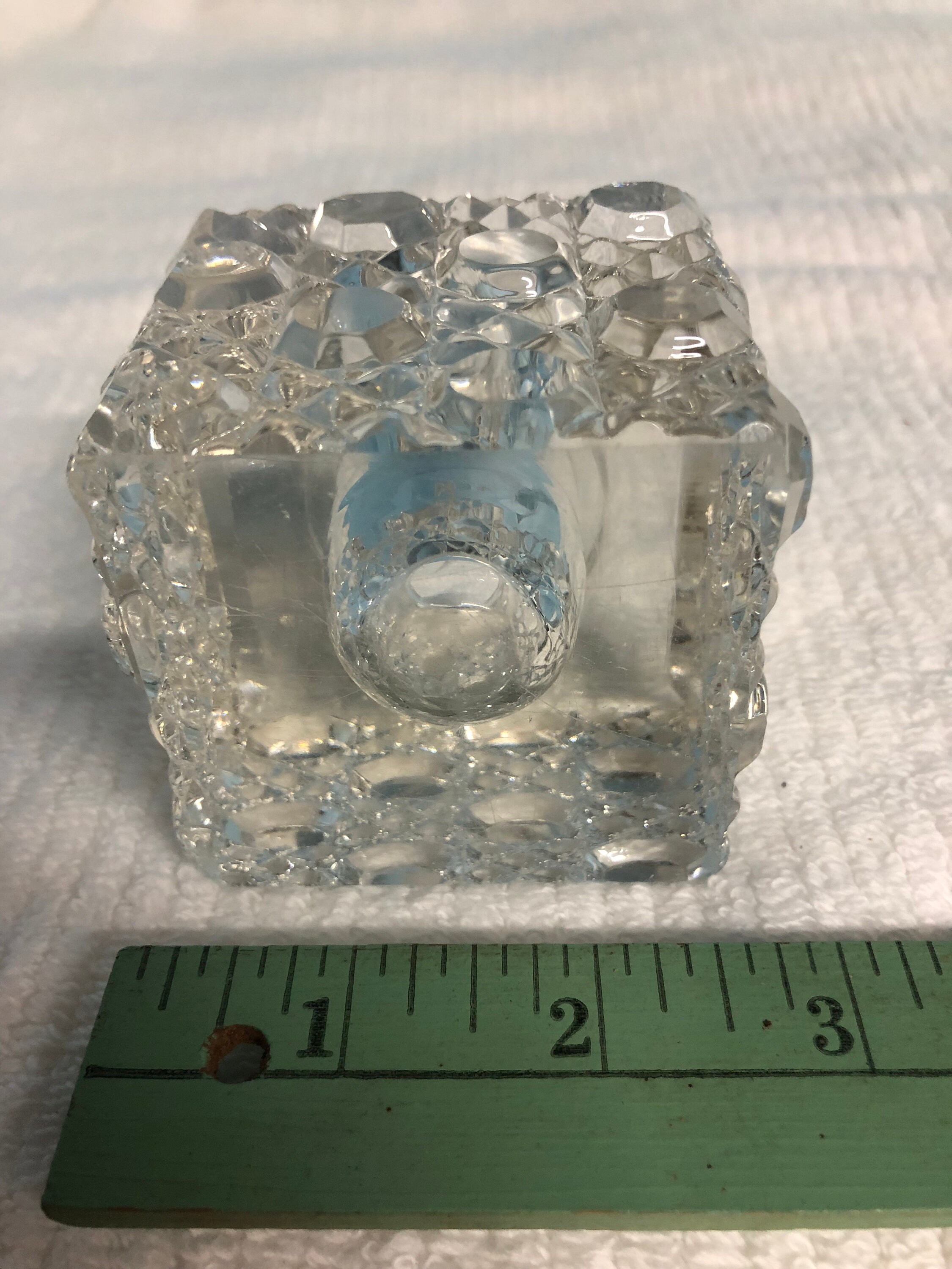 Vintage Glass Ink Well Box - Etsy