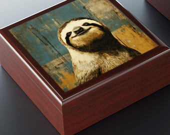 sloth in a box