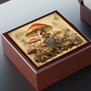 Mushroom Fae Stash Box - Etsy
