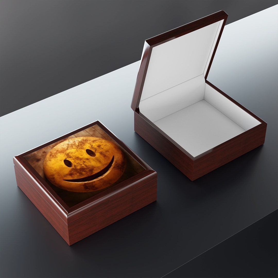 Grunge Smiley Face Stash Box - Etsy