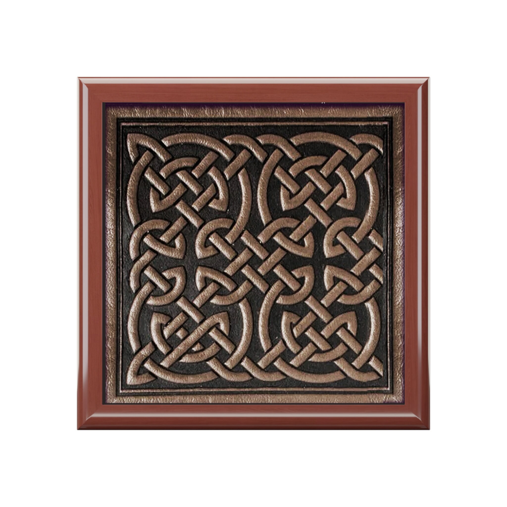 Heritage Irish Bronze Celtic Knot Gift and Jewelry Box for Treasures ...