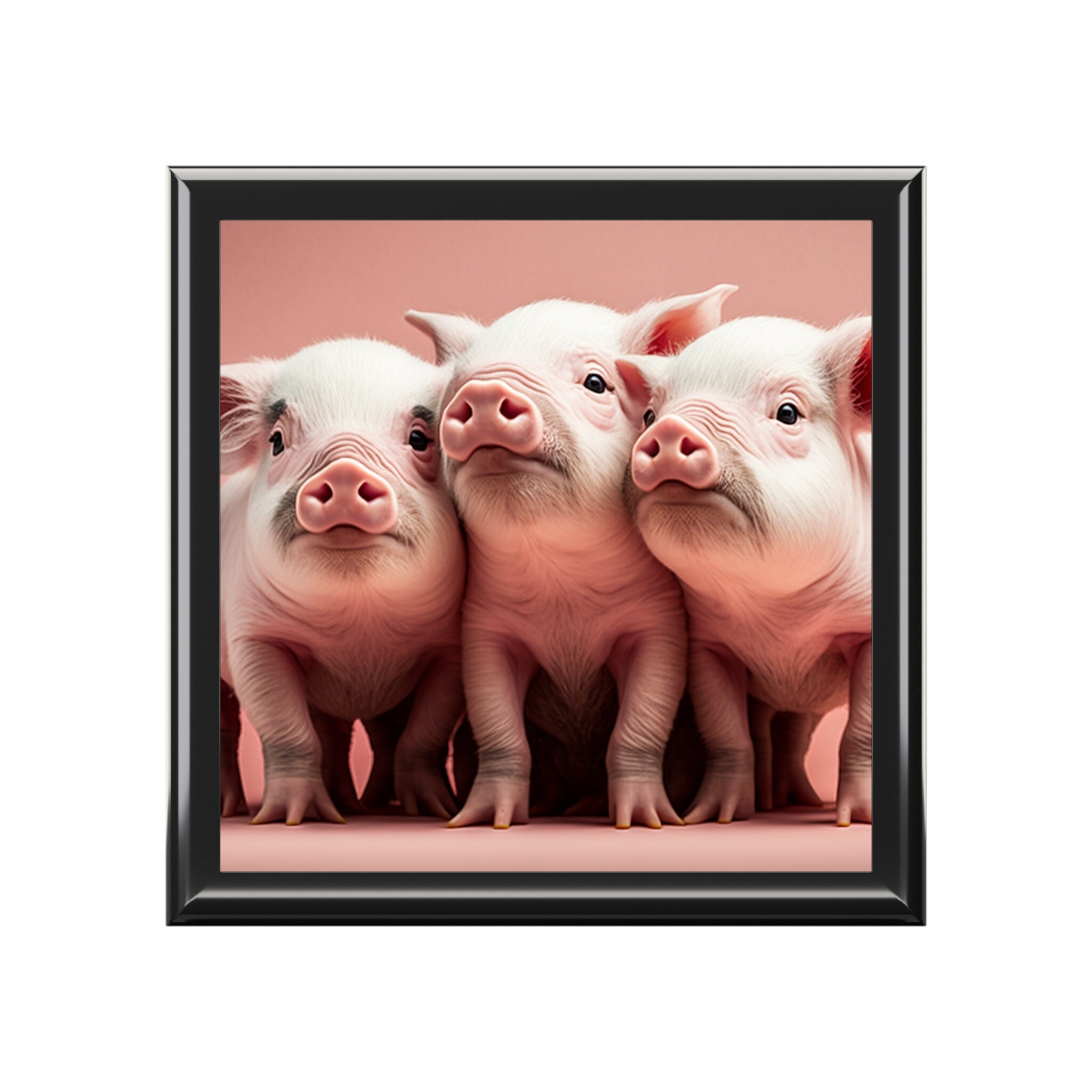 Three Little Pigs Art Print Gift and Jewelry Box - Etsy