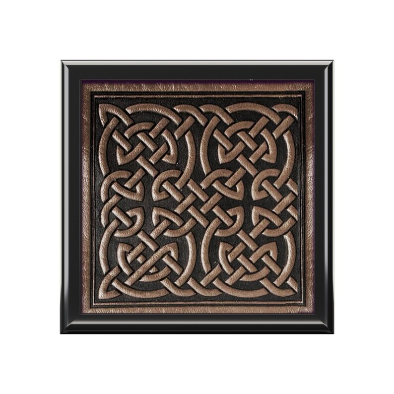 Heritage Irish Bronze Celtic Knot Gift and Jewelry Box for Treasures ...