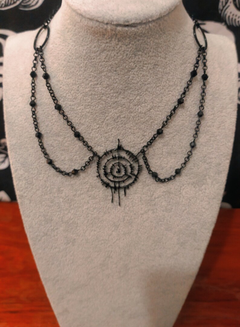 BG3 Astarion Scars Symbol Necklace Black - Etsy BG3 Astarion Scars Symbol Necklace Black - Etsy
