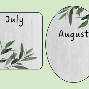 Olive Leaf Classroom Birthday Display - Etsy