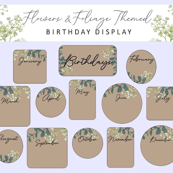 Classroom Birthday - Etsy