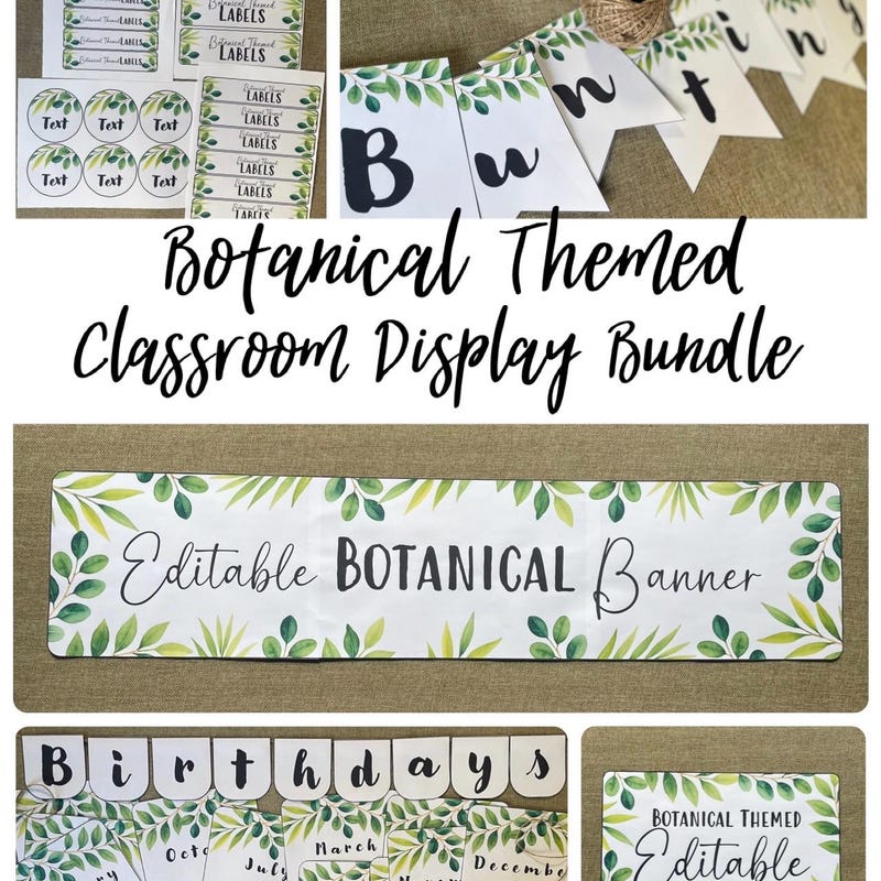 Botanical Classroom - Etsy UK