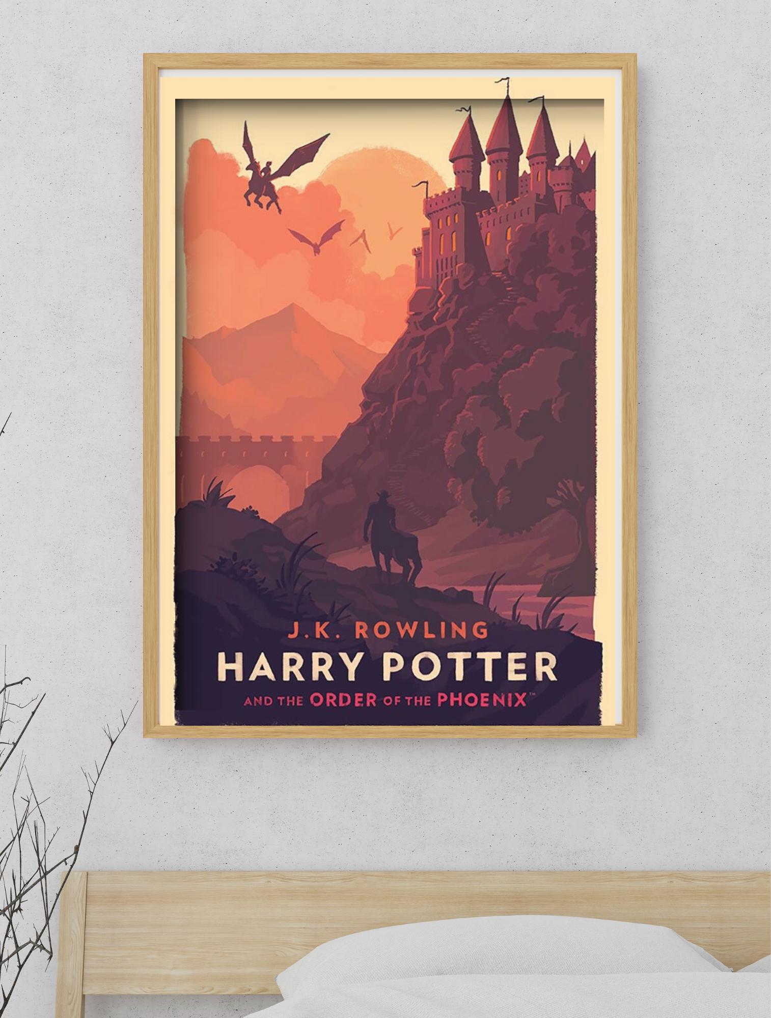 Wizard Travel Poster Set, Magical Witchcraft School Poster, Vintage ...