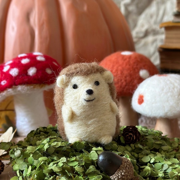 Hedgehog Felt - Etsy