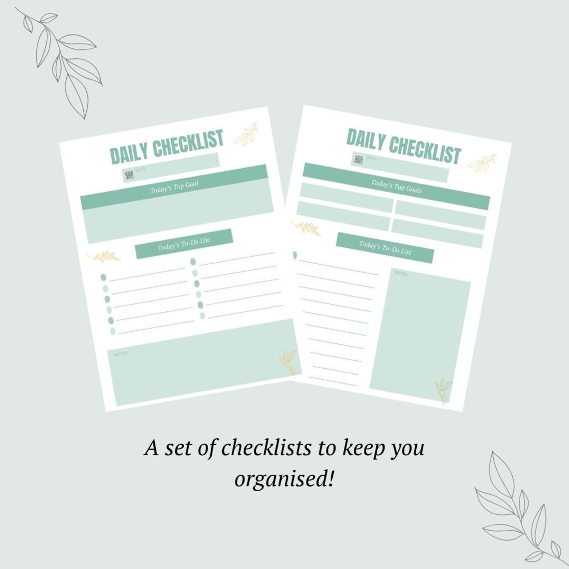 Blank Checklist Editable Printable PDF A4 & A5, Customizable Checklist ...