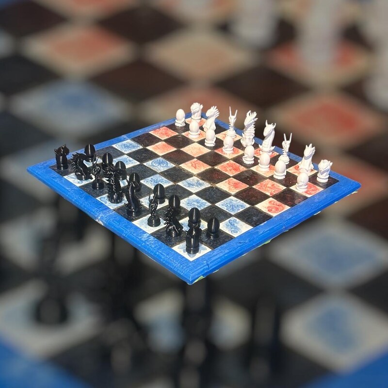 Dragon Chess Set - Etsy