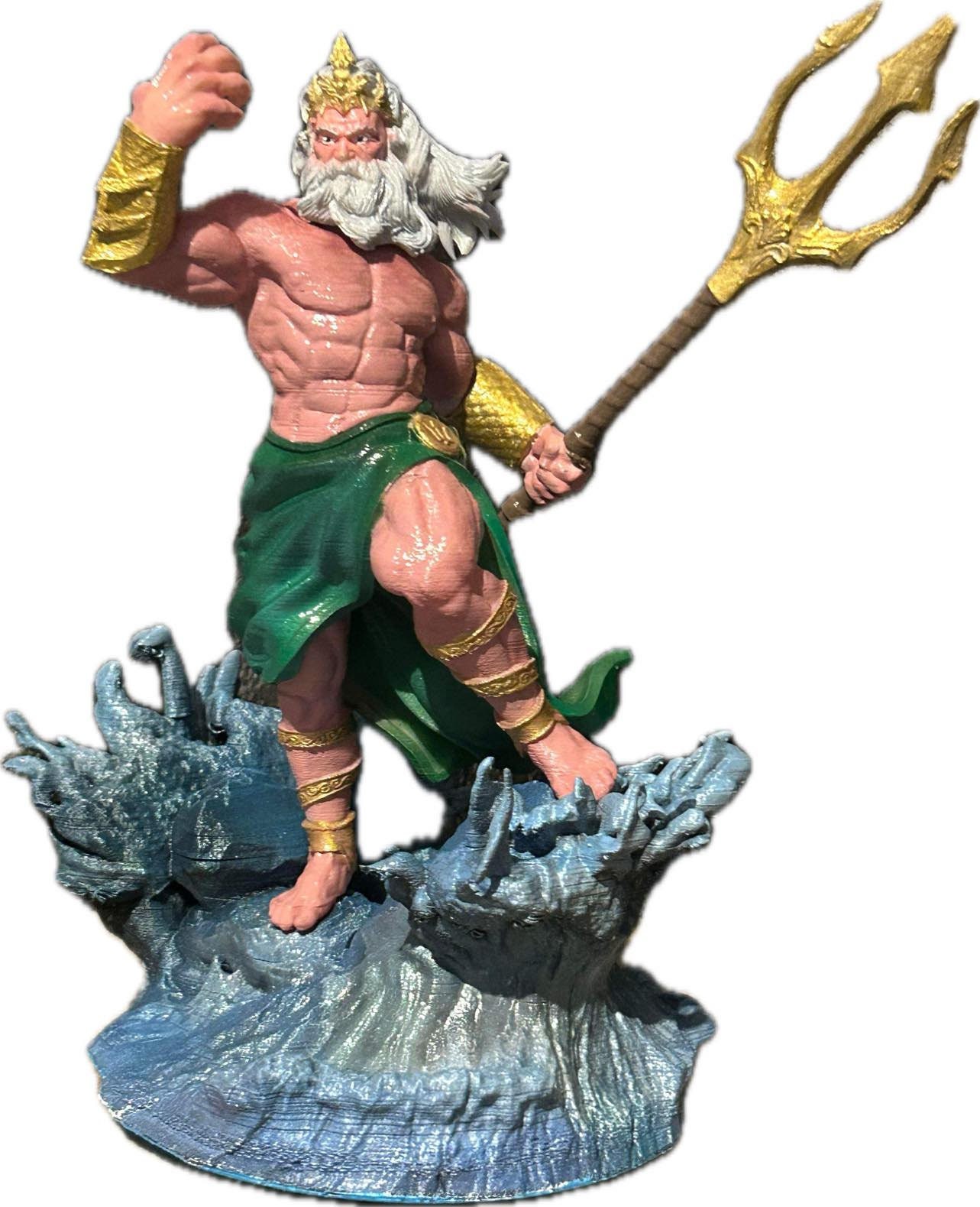 Poseidon Statue - Etsy