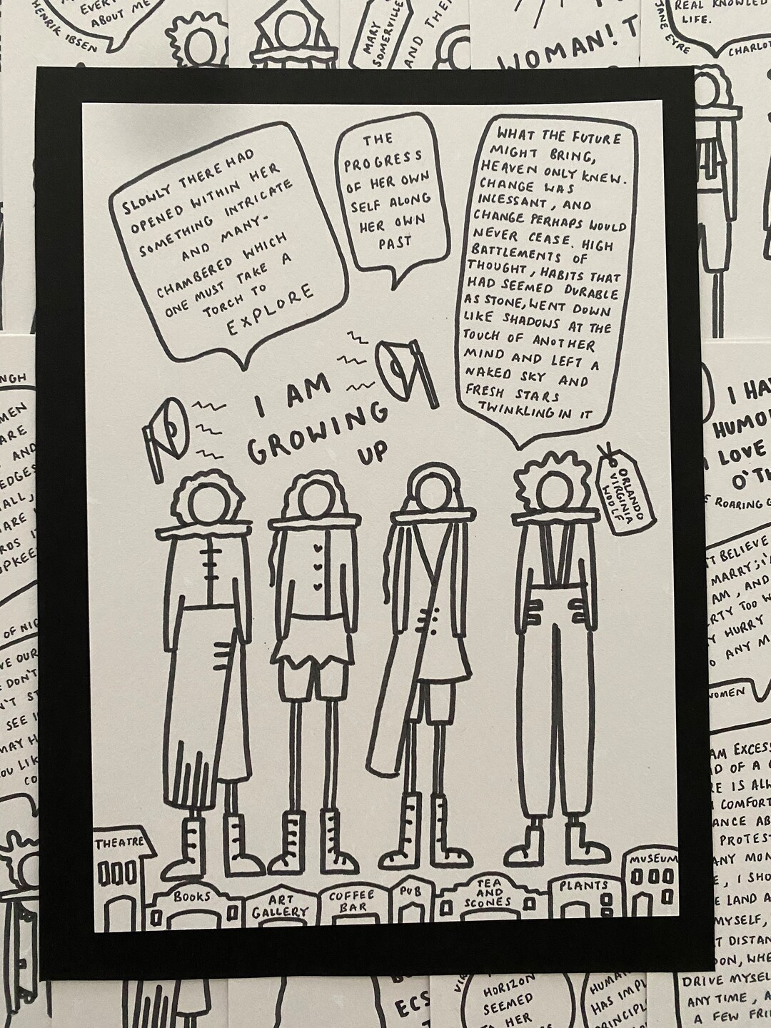 2023 Print: Growing up - Art Illustration Alongside Empowering ...