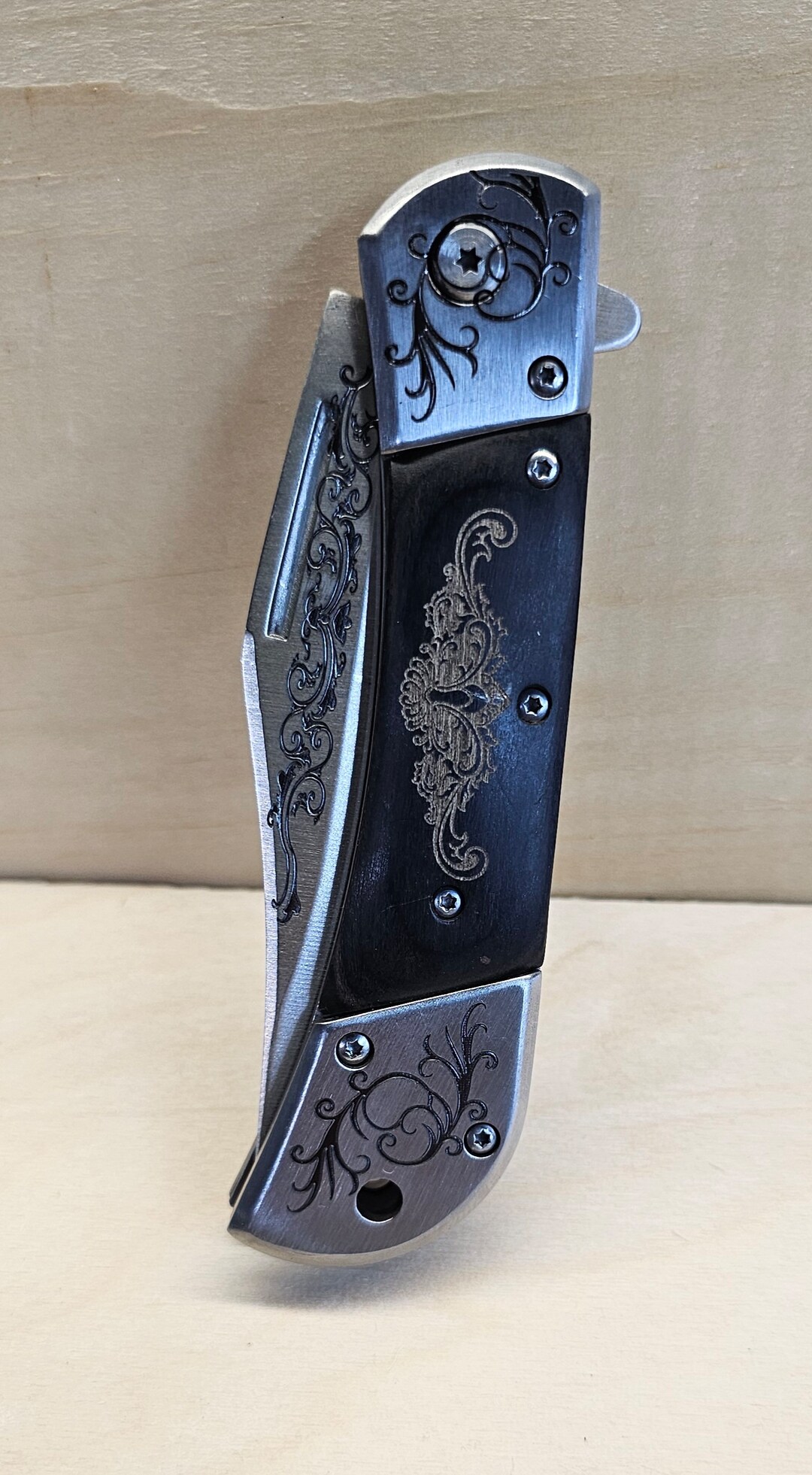 Engraved Elite Edge Pocket Knife - Etsy