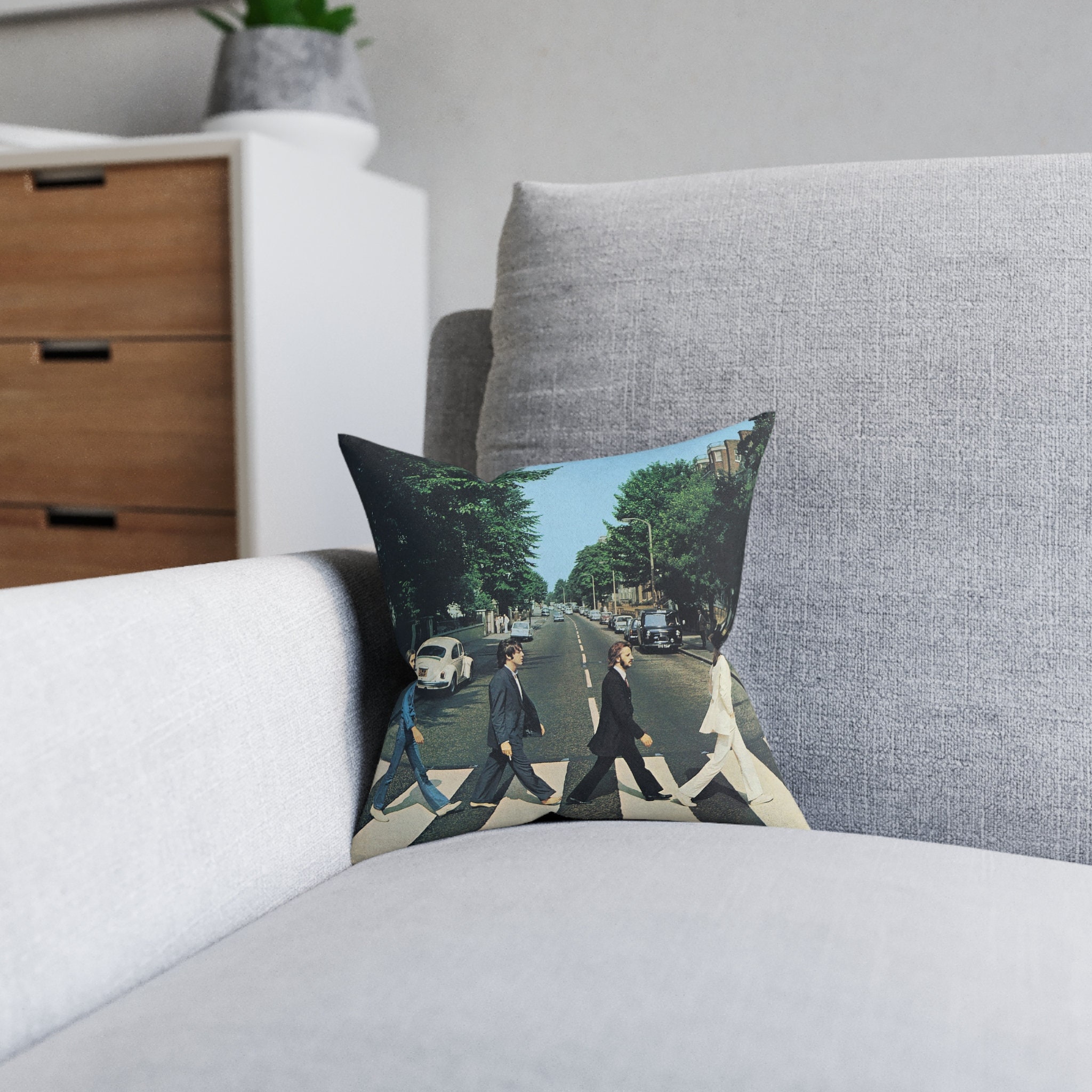 The Beatles Album Cover Pillow - Etsy