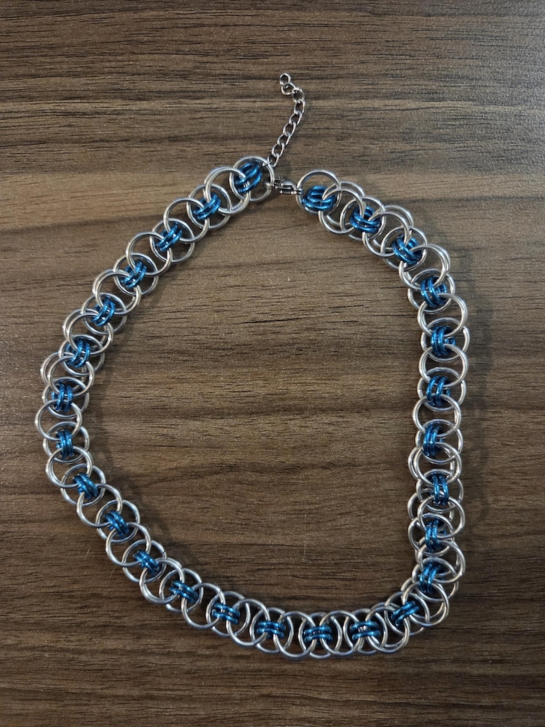 Helm Chainmail Choker Necklace - Etsy
