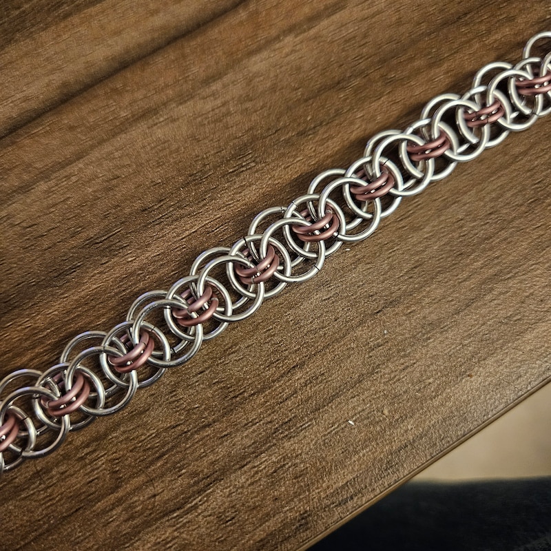 Helm Chain Mail Bracelet - Etsy