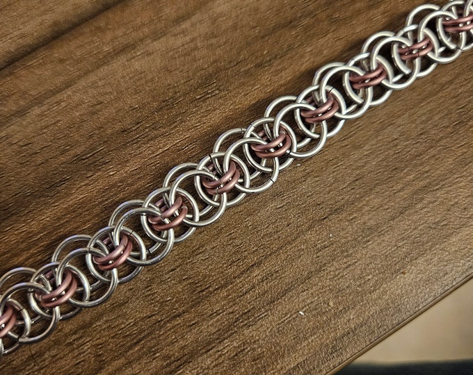 Helm Weave Chainmail Choker Necklace - Etsy