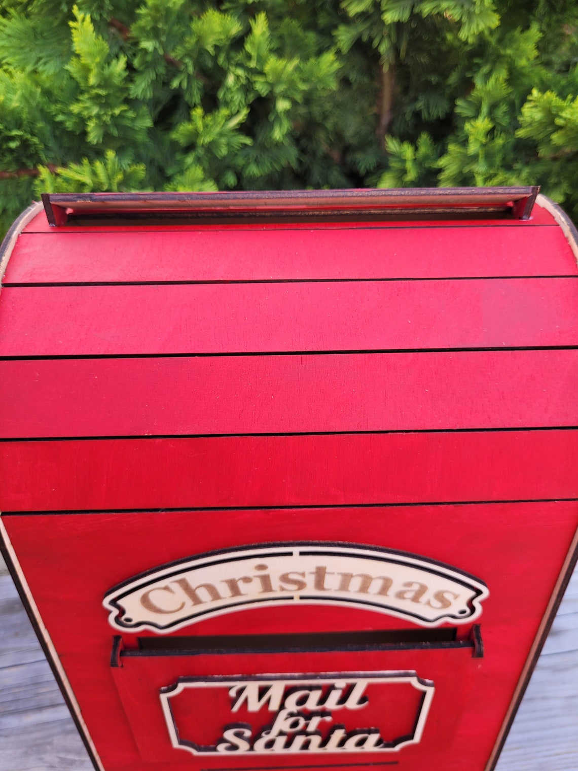 Santa Mailbox, Christmas Post Box, Santa Letter Box, Christmas Mailbox ...