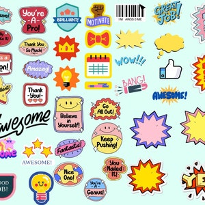 Back to School Sticker +2112 Sticker for Teachers, Students, Planner ...