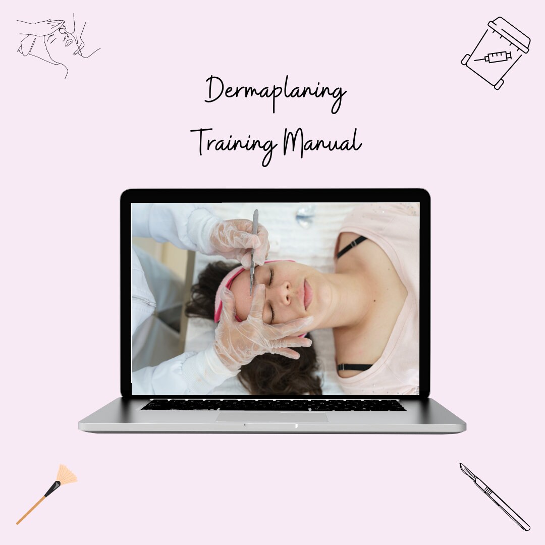 Dermaplaning Editable Training Manual - Etsy