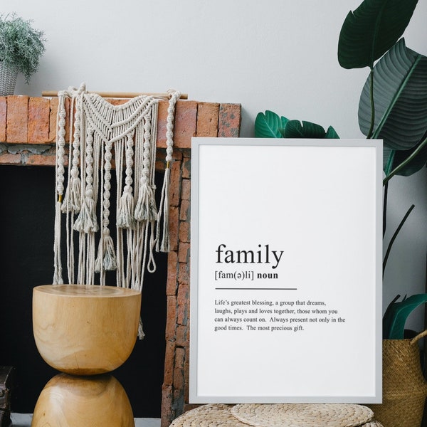 Family Definition - Etsy