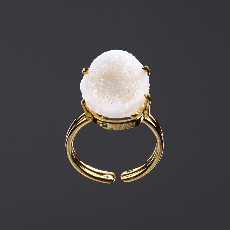 Geode Ring - Etsy
