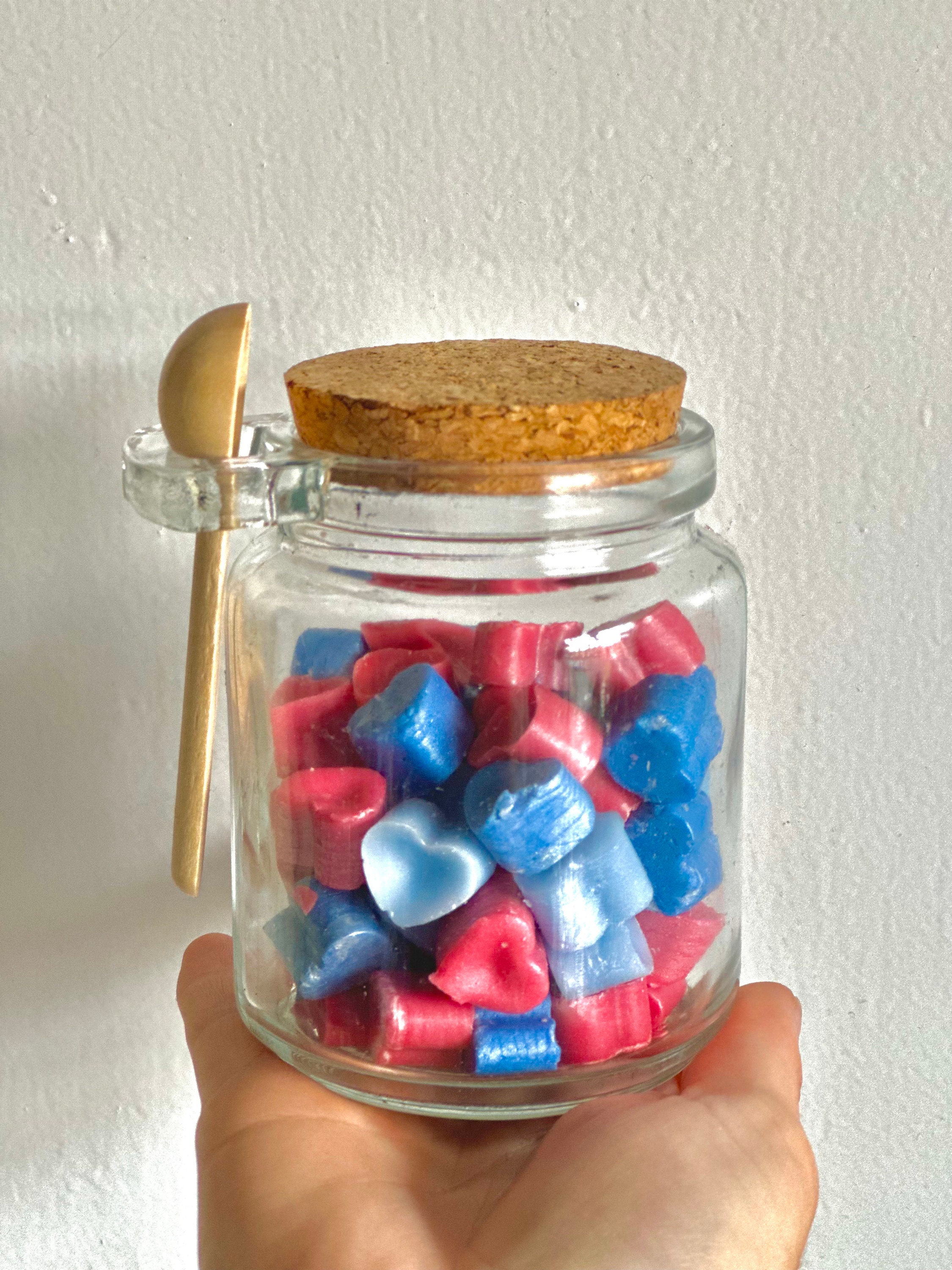 Wax Melt Scoopie Jar With Wooden Spoon Soy Wax Highly Scented Etsy
