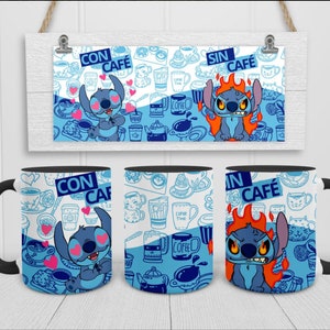 Cartoon Mug Design, Mug Wraps - 11-15oz Mugs - Sublimation Designs ...