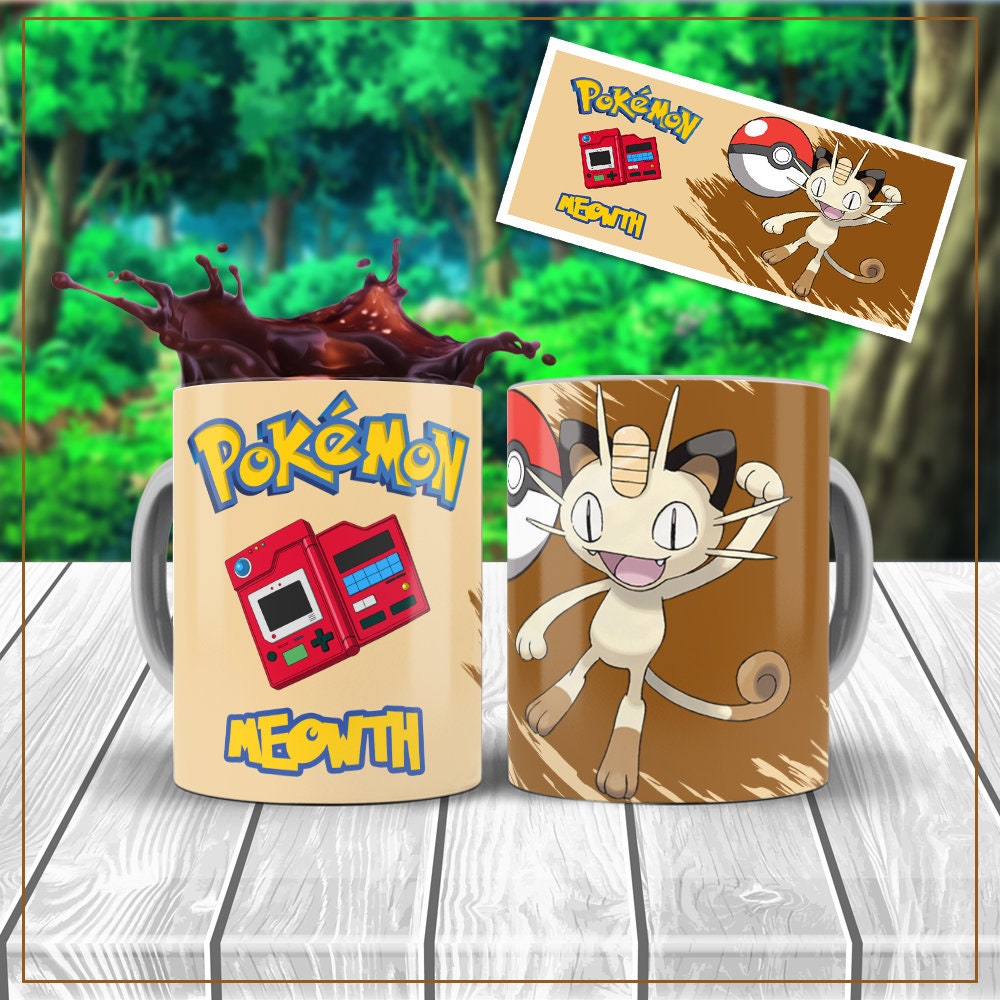 Pokemon Pack - 3X MUG Sublimation Wraps - Squirtle, Charmander ...