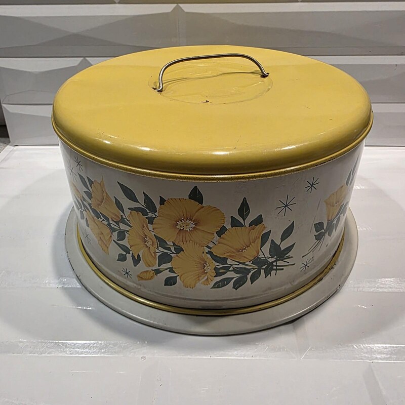Vintage Cake Tin - Etsy