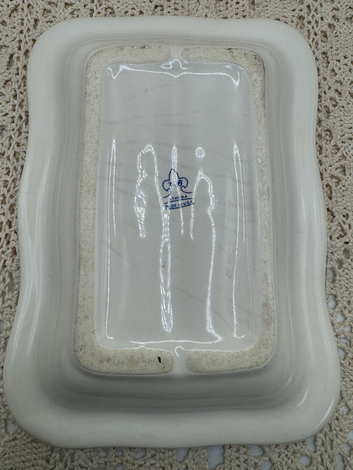 VTG Athena Porcelain Floral Soap Dish - Etsy