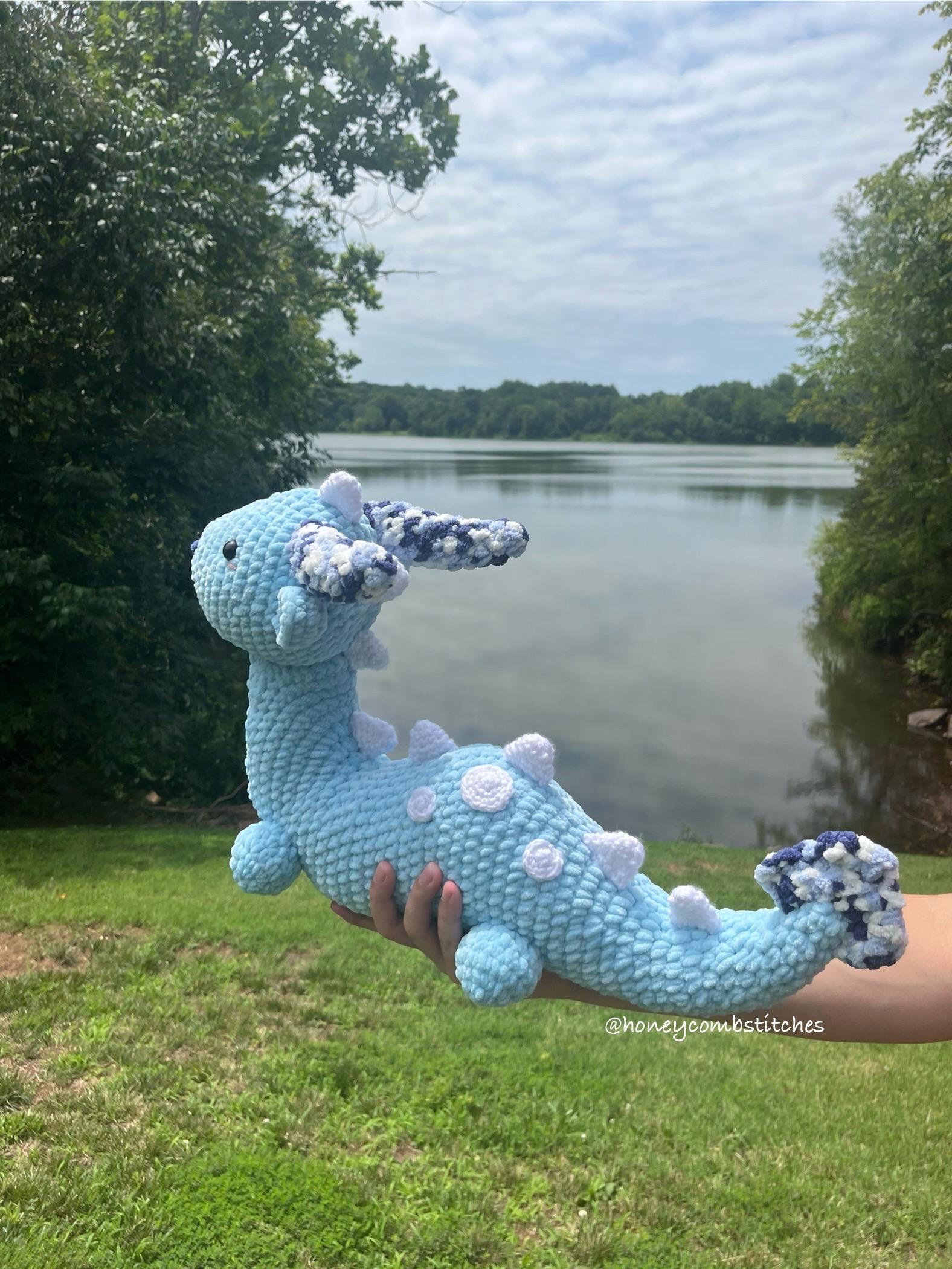 Sky Dragon Crochet Pattern PDF, Crochet Big Dragon PATTERN, Dragon ...