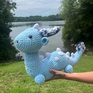 Sky Dragon Crochet Pattern PDF, Crochet Big Dragon PATTERN, Dragon ...