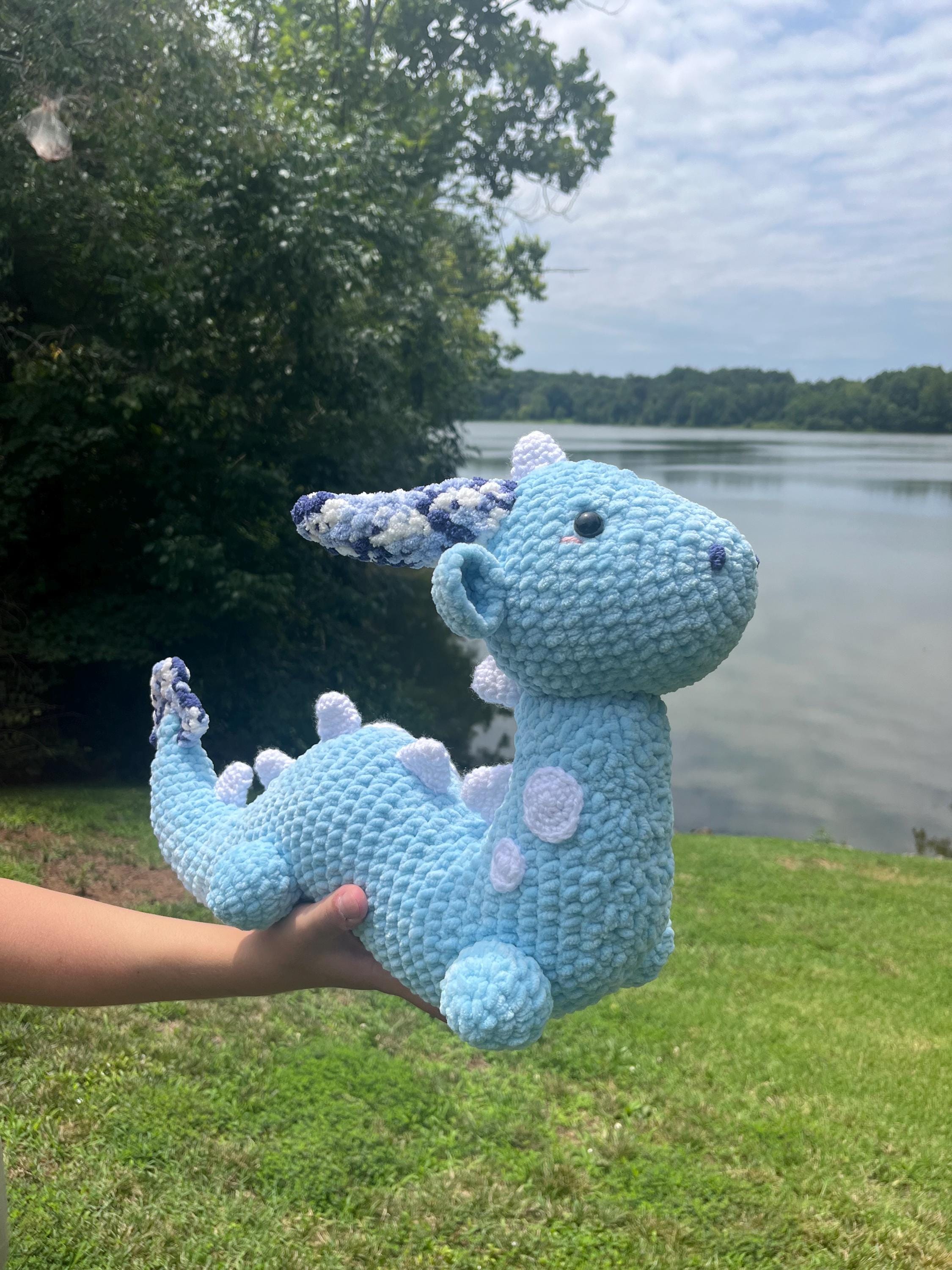 Sky Dragon Crochet Pattern PDF, Crochet Big Dragon PATTERN, Dragon ...