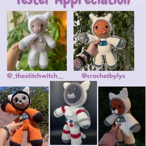 Astro-cat PDF, Crochet Astronaut Cat PATTERN, Astronaut Cat Plush ...