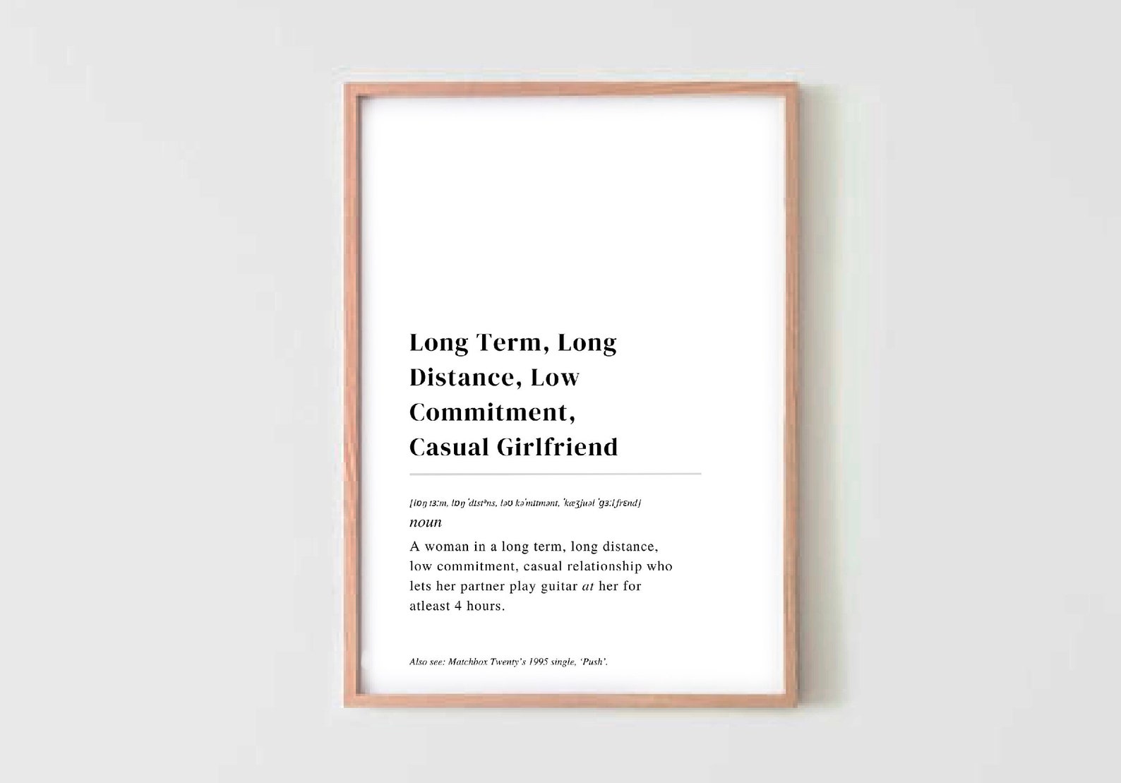 Long Term Long Distance Low Commitment Casual Girlfriend Dictionary ...