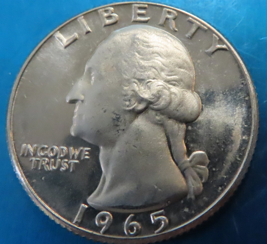 1965 Quarter No Mint Mark 22 - Etsy