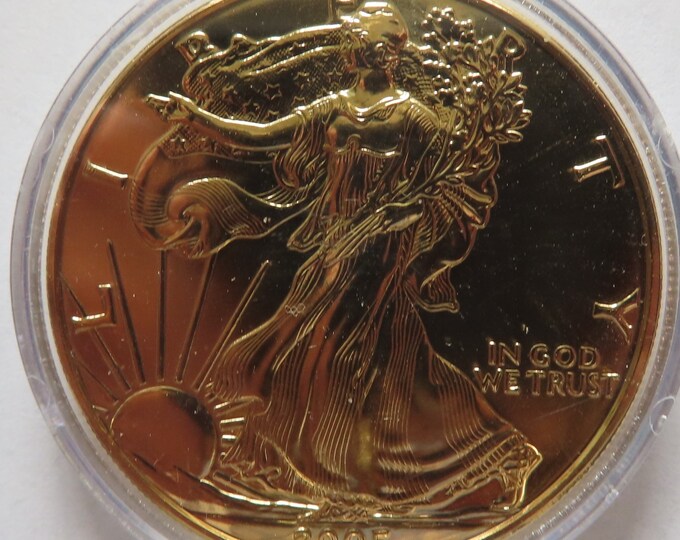 Very Rare and Beautiful 24k Gold Overlay 1 Oz. 2020 American Silver ...