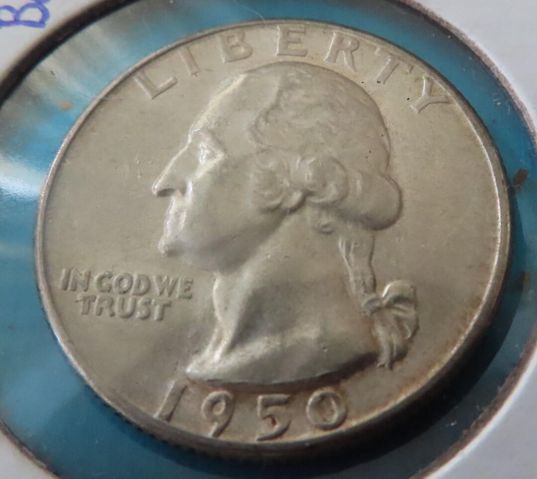 1950 D Washington Quarter - Etsy