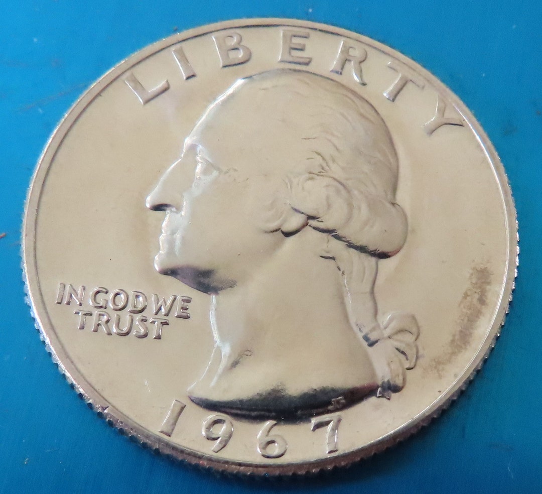 1967 Quarter No Mint Mark - Etsy