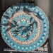 Tranquil Turquoise 22 Hand Painted Mandala - Etsy