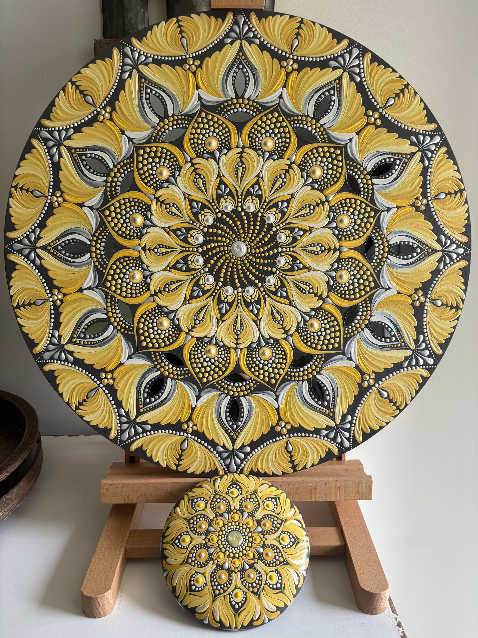 20” Mandala Painting - Summer Sunshine - Etsy