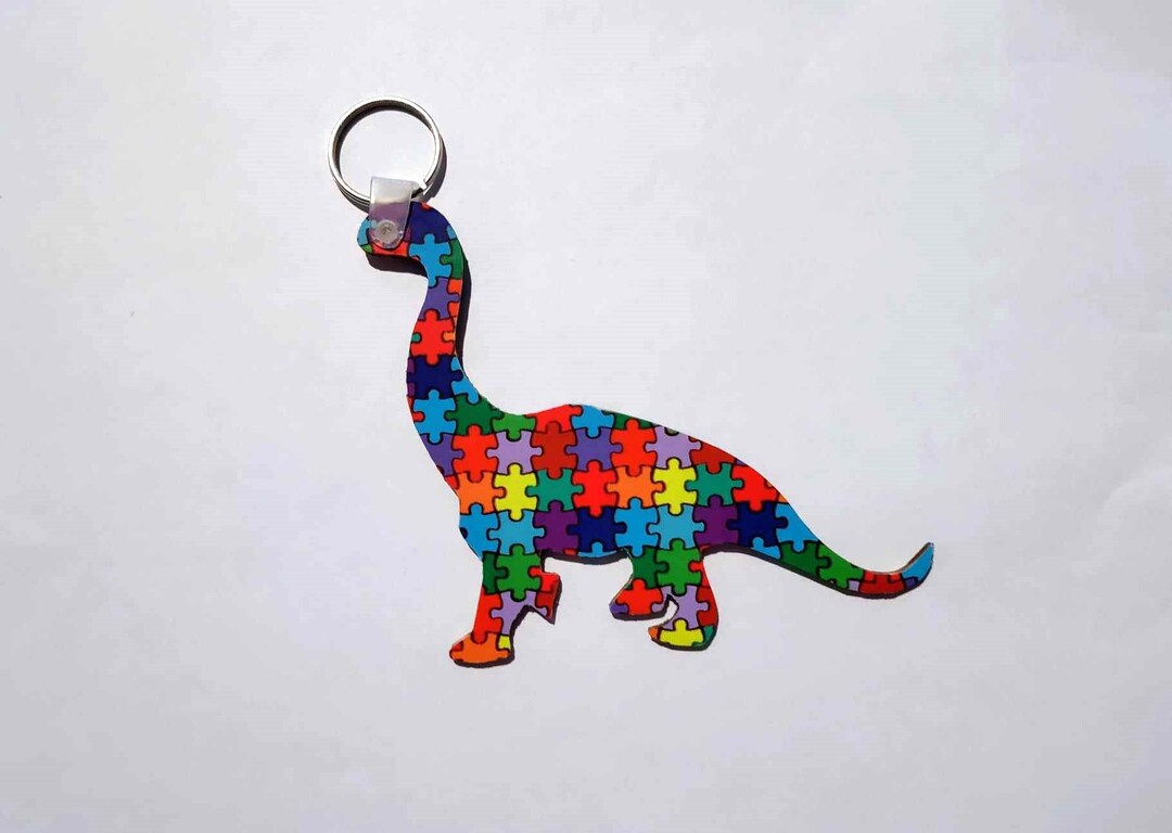 Dinosaur Keychains - Etsy