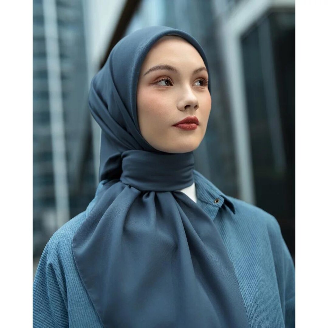 Square Hijab Polyfine | Ultra-comfortable, Lightweight Scarf (115cm) - Etsy