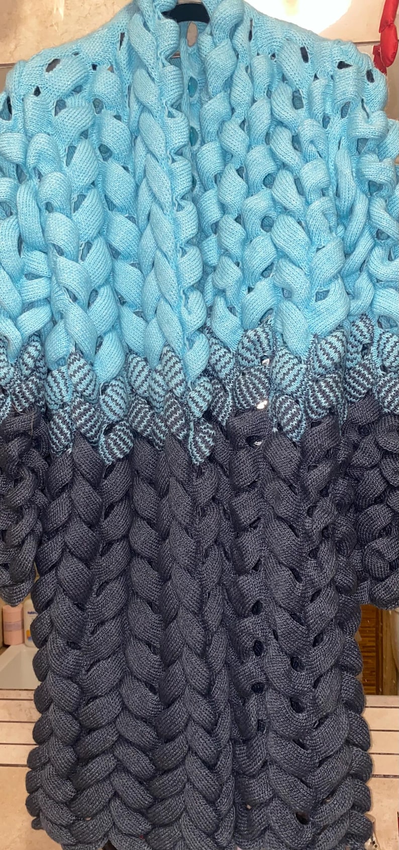 Handmade Knit Cardigan - Etsy